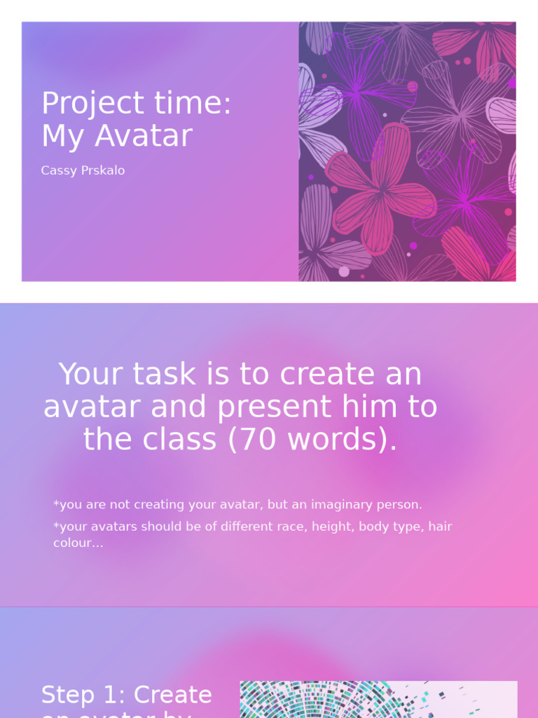 Project - My Avatar | PDF