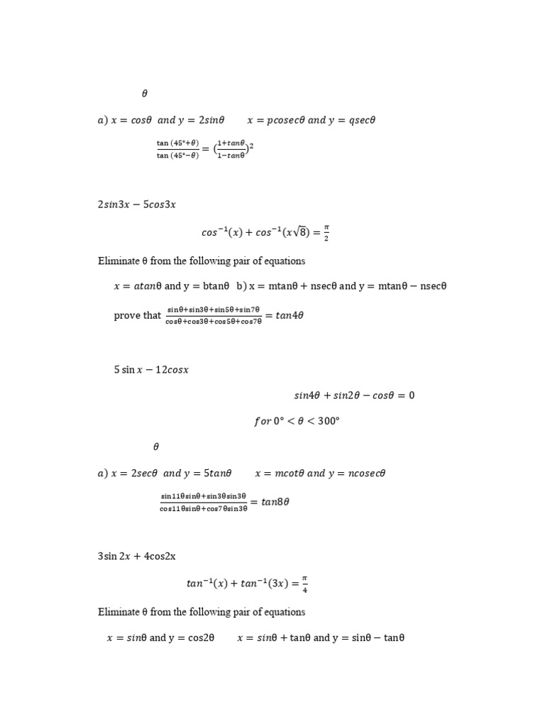 assignment | PDF | Equations | Mathematical Objects
