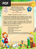 Holiday Homework UKG | PDF