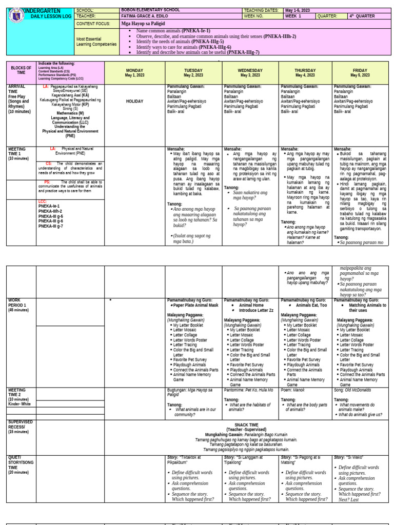 DLL Melc Q4 WK1 | PDF