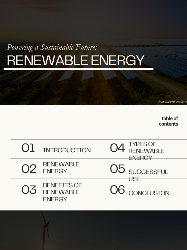 Renewable Energy | PDF | Renewable Energy | Energy Development