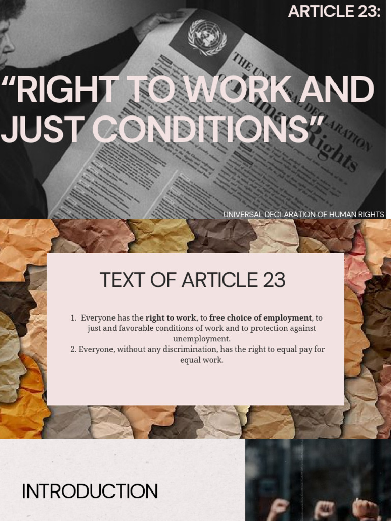 ARTICLE 23 - English Presentation | PDF
