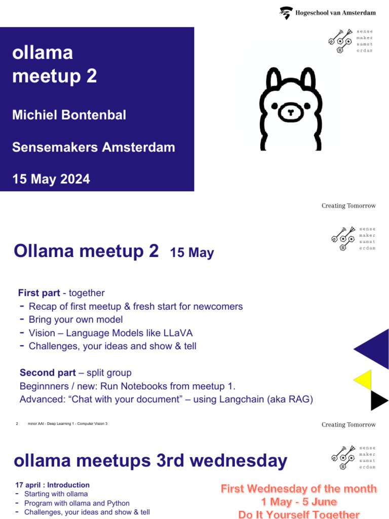 Ollama Sensemakers Meetup 15may | PDF | Computing | Computer Science