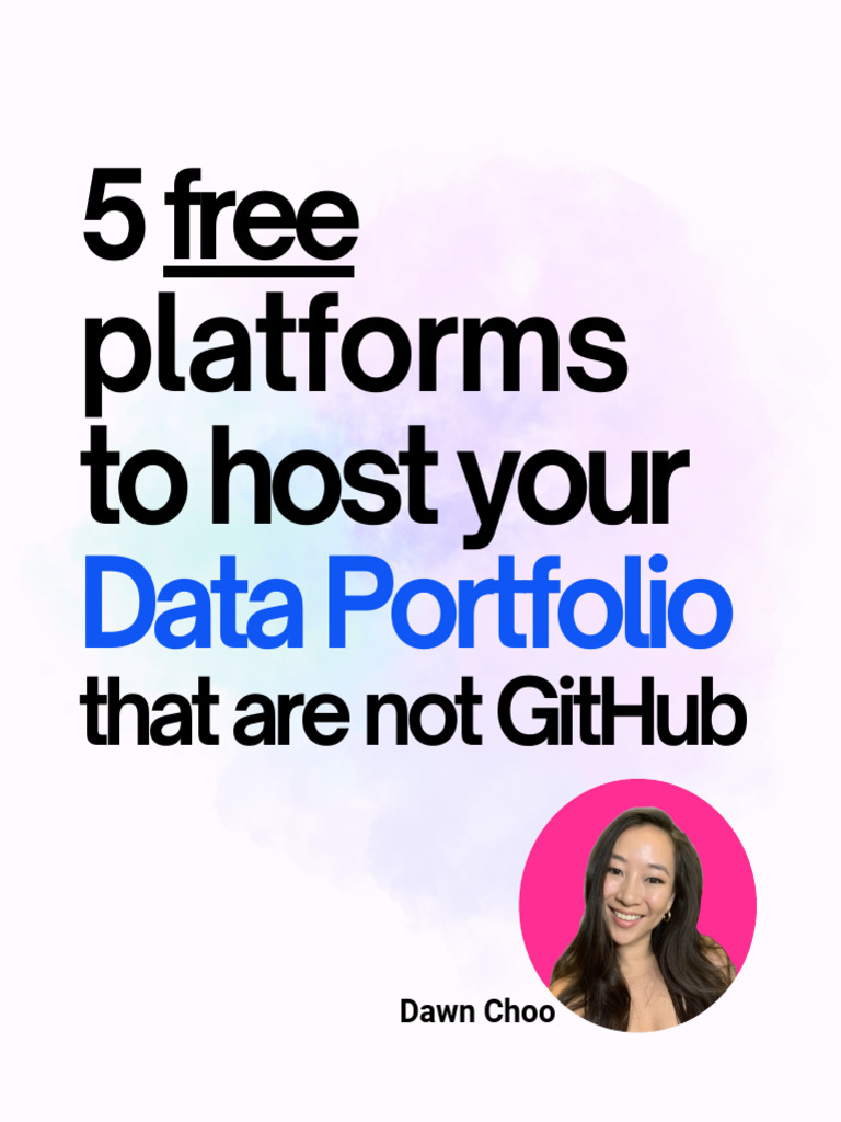 5 Free Alternatives to GitHub for Data Portfolios | PDF