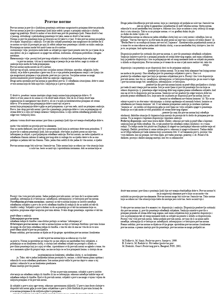 Pravne Norme | PDF