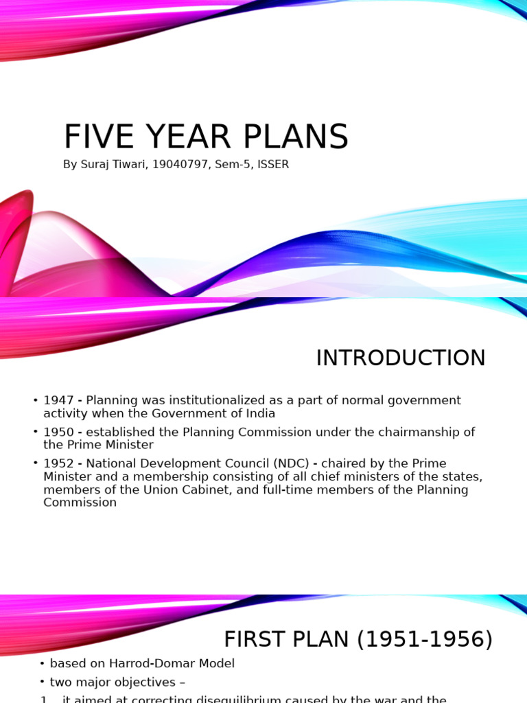 5-year plans | PDF | Government Budget Balance | Economic Growth