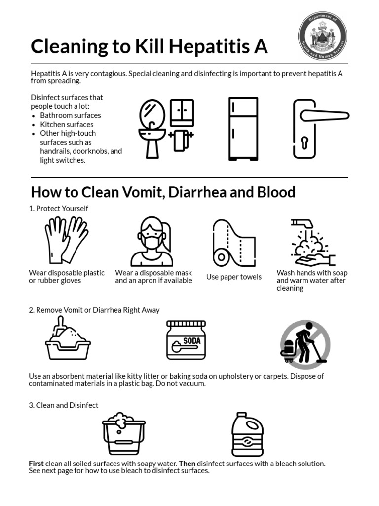 Effective Cleaning Against Hepatitis A | PDF