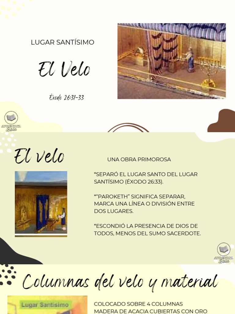Significado del Velo en el Tabernáculo | PDF | Arca de la Alianza | Jesús