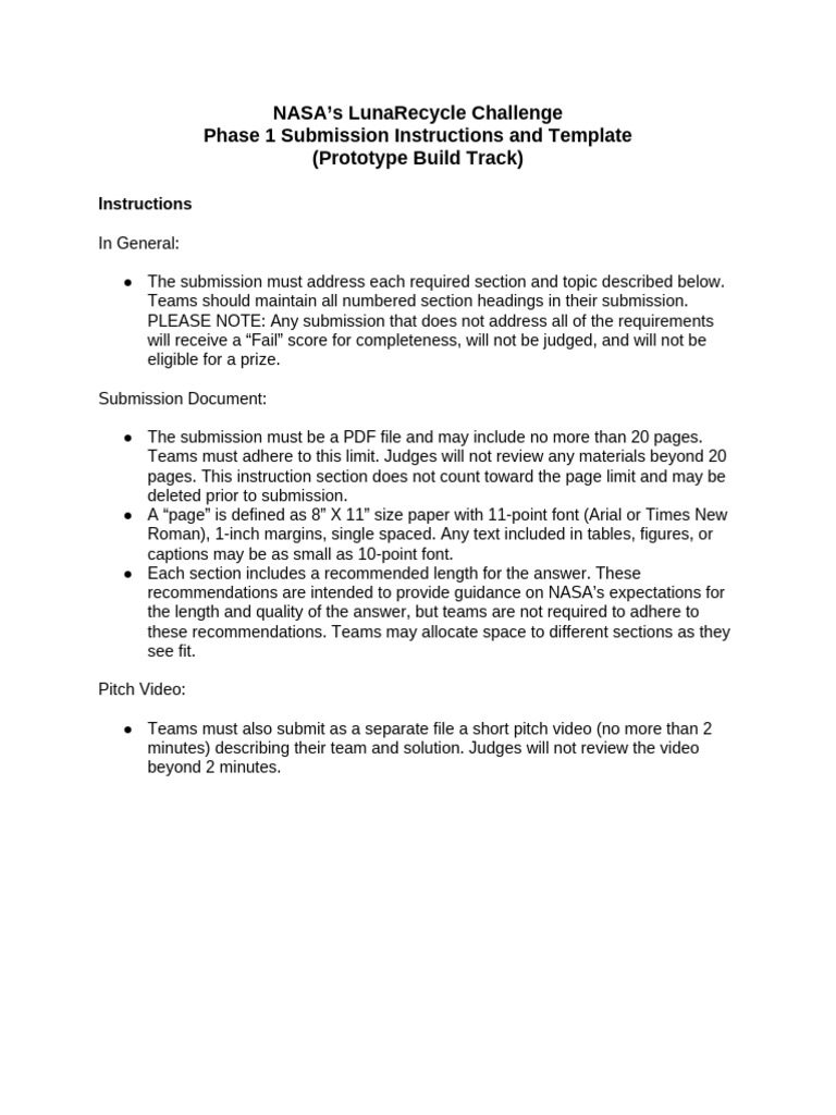 LunaRecycle Challenge Submission Guide | PDF | Waste | Recycling