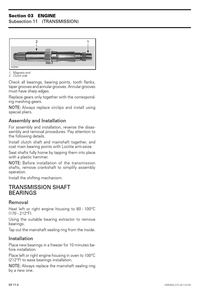 2004 Bombardier DS650 Repair Manual (122 242) | PDF | Carburetor ...