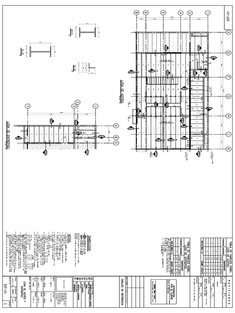 Est 01 Losa Azotea y Entrepiso | PDF