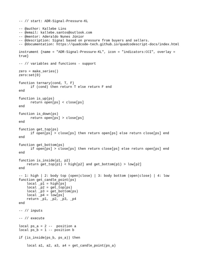 Quadcode Script: Plot Shape Function | PDF