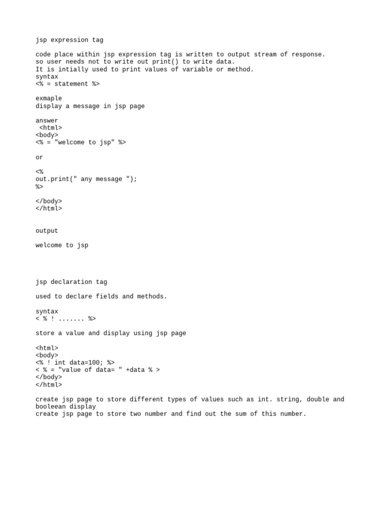 JSP Connection | PDF