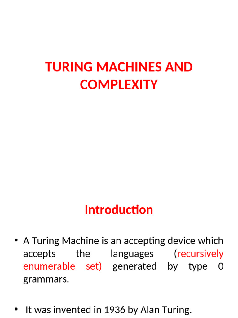 Turing Machines | PDF