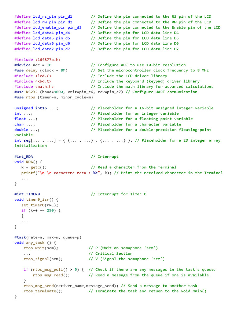 Instructions C CSS | PDF | Analog To Digital Converter | Electronics