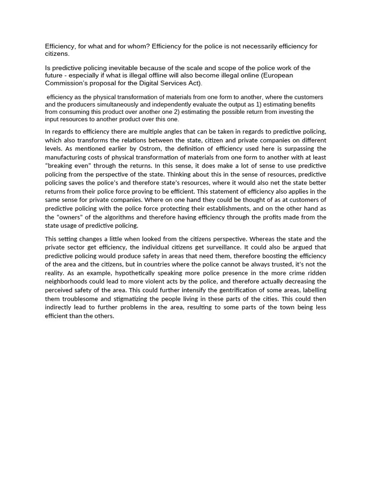 Predictive Policing: Who Benefits? | PDF | Police | Economies