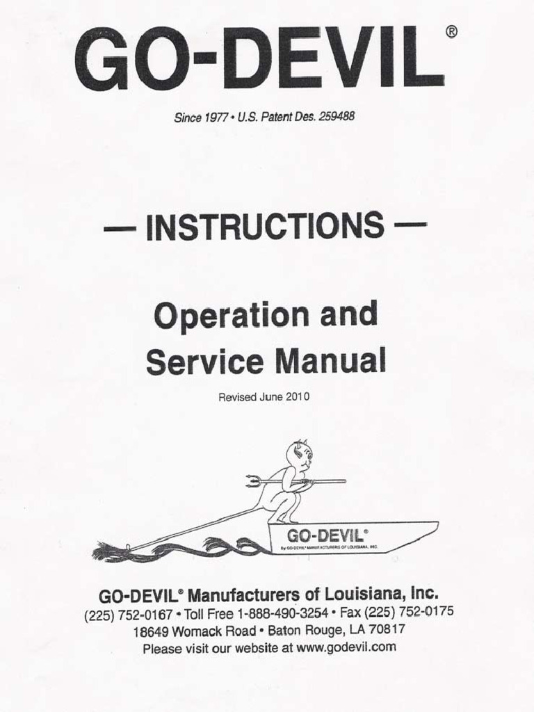Go-Devil Owner's Manual | PDF