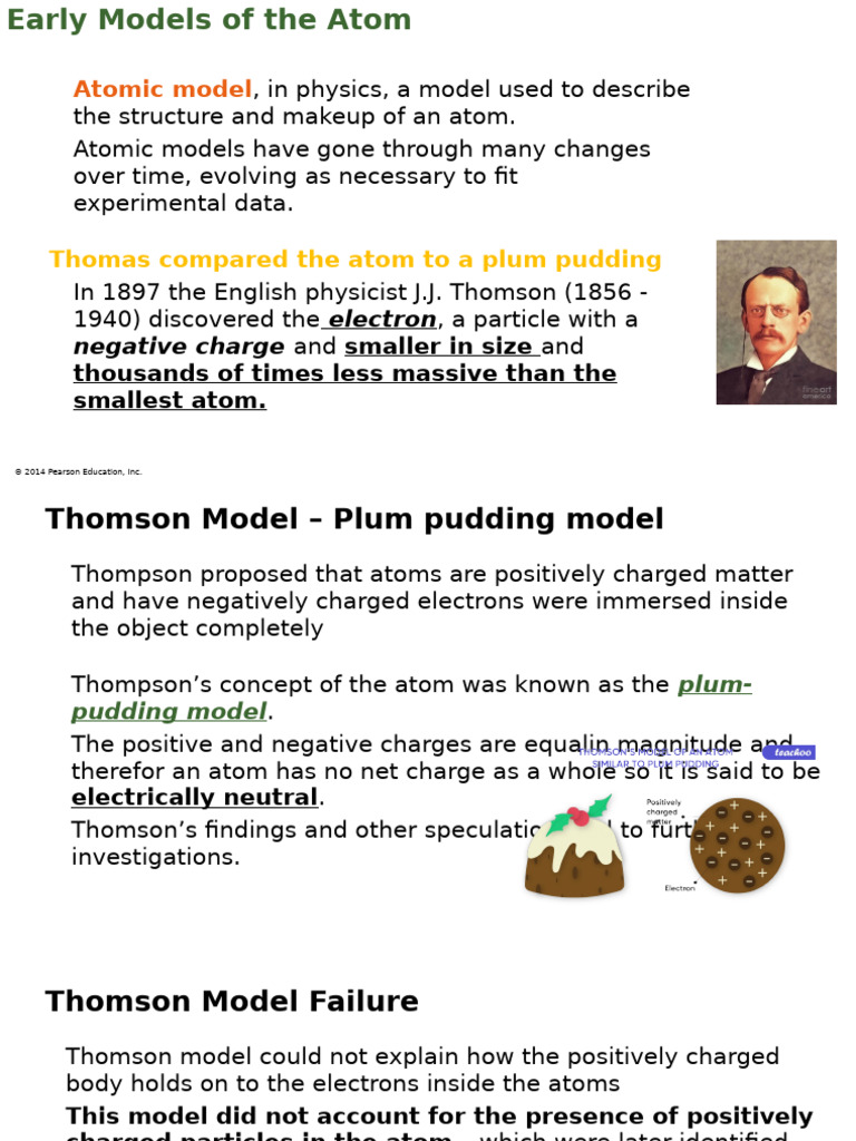Week 2 - 25.1 Early Atomic Models | PDF | Spectral Line | Emission Spectrum