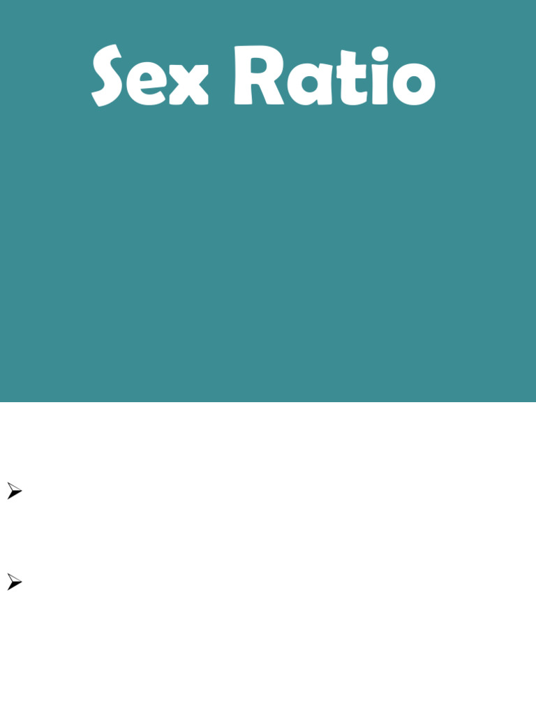 Understanding Sex Ratio Trends in India | PDF
