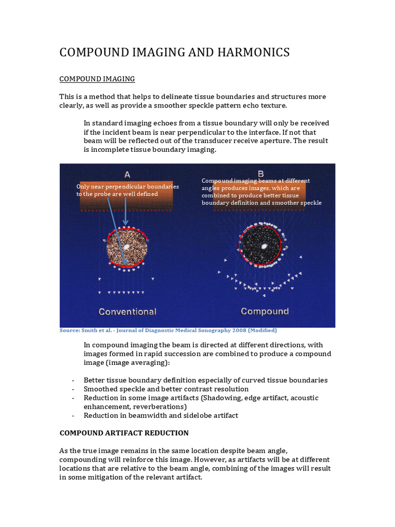Compound Imaging and Harmonics | PDF | Waves | Sine Wave