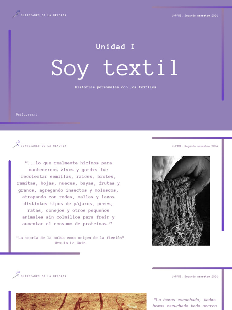 Soy Textil. 25-09 | PDF | Memoria | Textiles