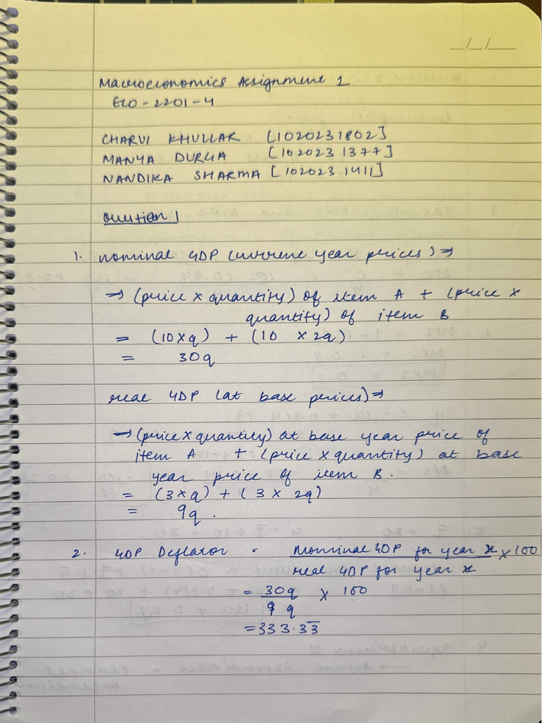 Macroeconomics Assignment 2 | PDF | Economies | Macroeconomics