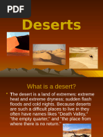 Deserts: Life in Extreme Conditions | PDF | Desert | Dune