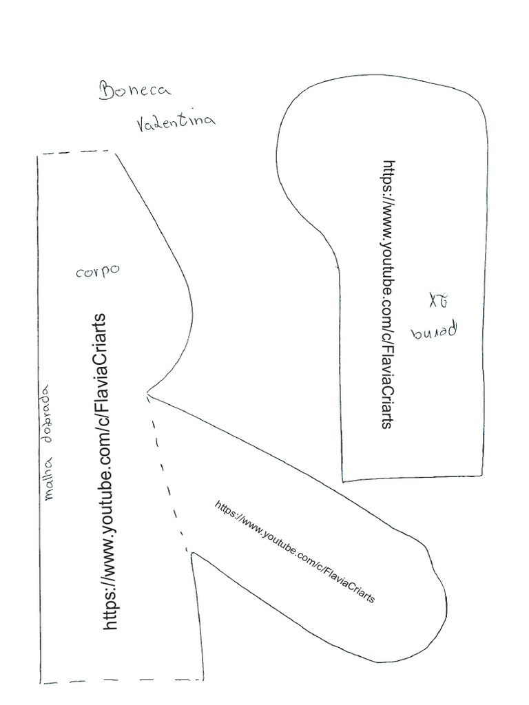 Molde Boneca 03 | PDF