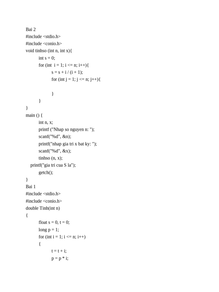 C Programming Functions for Calculations | PDF