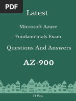 AZ 900 Questions | PDF | Cloud Computing | Software As A Service