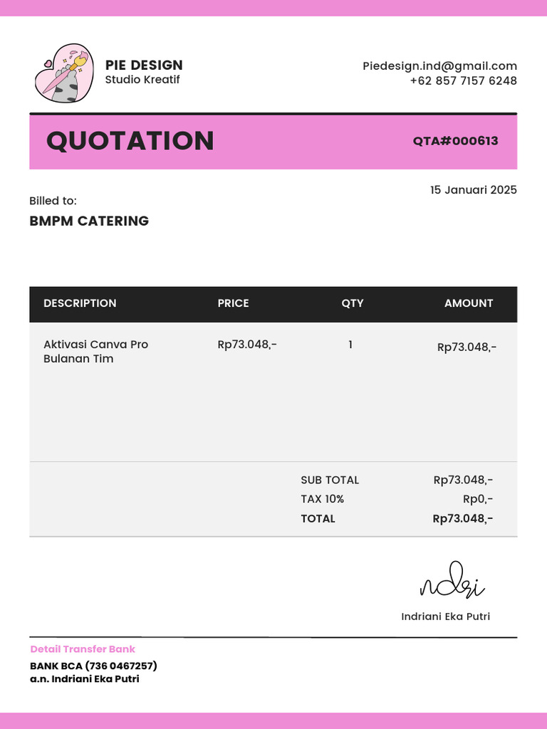 Invoice Pie Design PDF | PDF