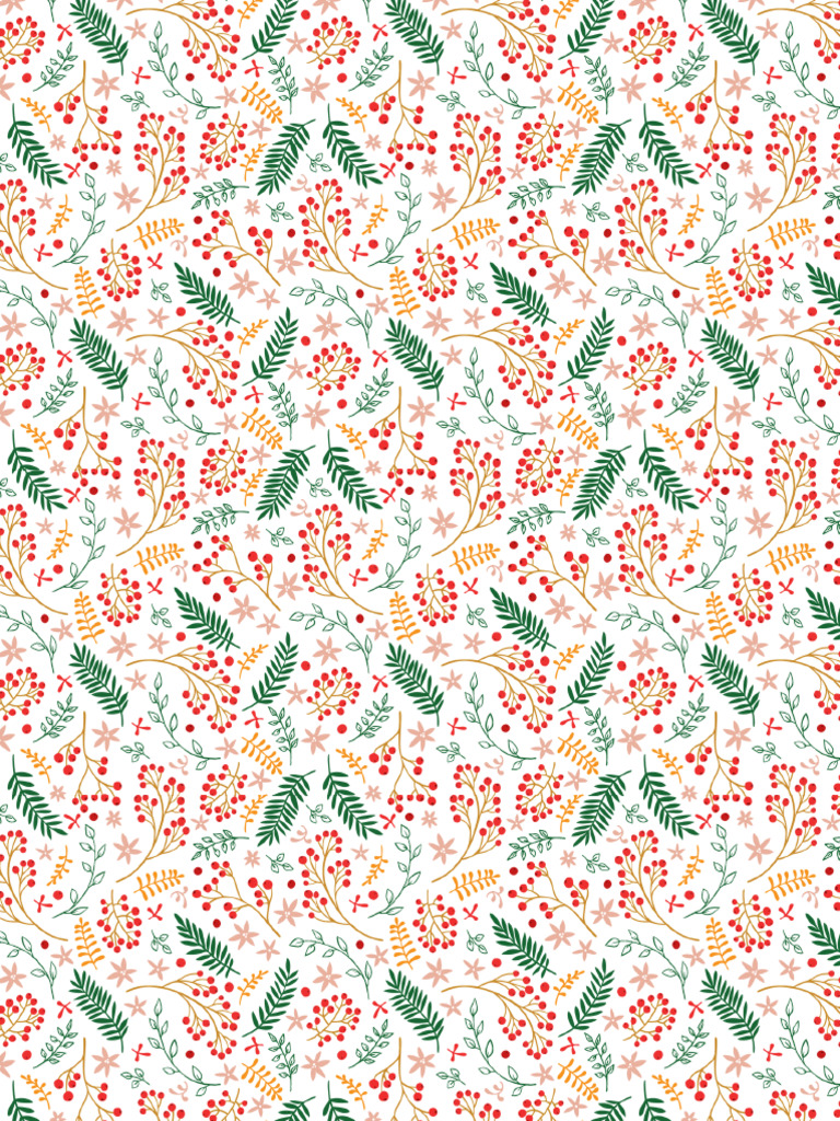 Christmas Theme Wrapping Paper to Print | PDF