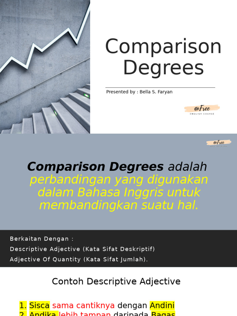 The Degrees of Comparison | PDF | Adjective | Noun