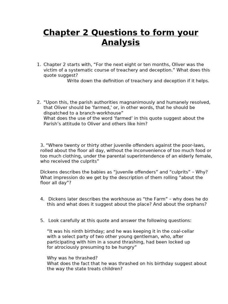 Chapter 2 Analysis Questions | PDF