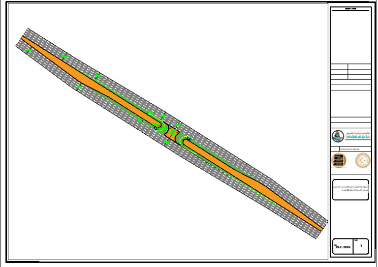 Passenger car U- turn drawing-Layout | PDF