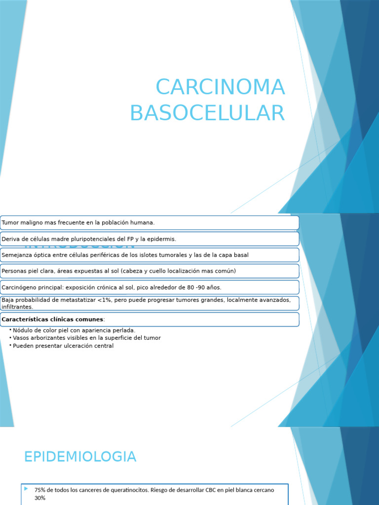 Carcinoma Basocelular | PDF | Anatomía | Causas de la muerte