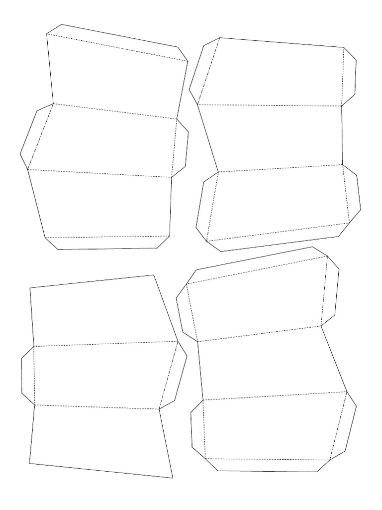 Pie 3d Papercraft Template Dark Brown Paper | PDF