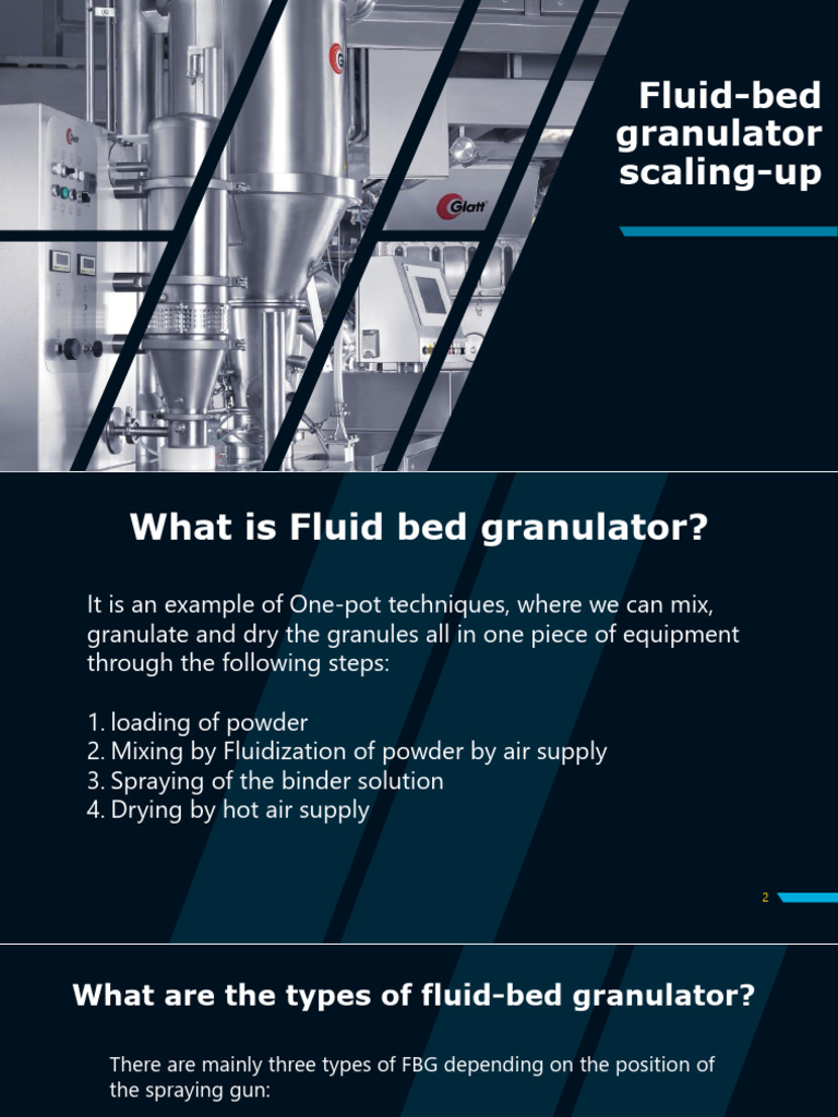 Wet Granulation Using FBD From Lab Scale To Production 1686697691 | PDF ...