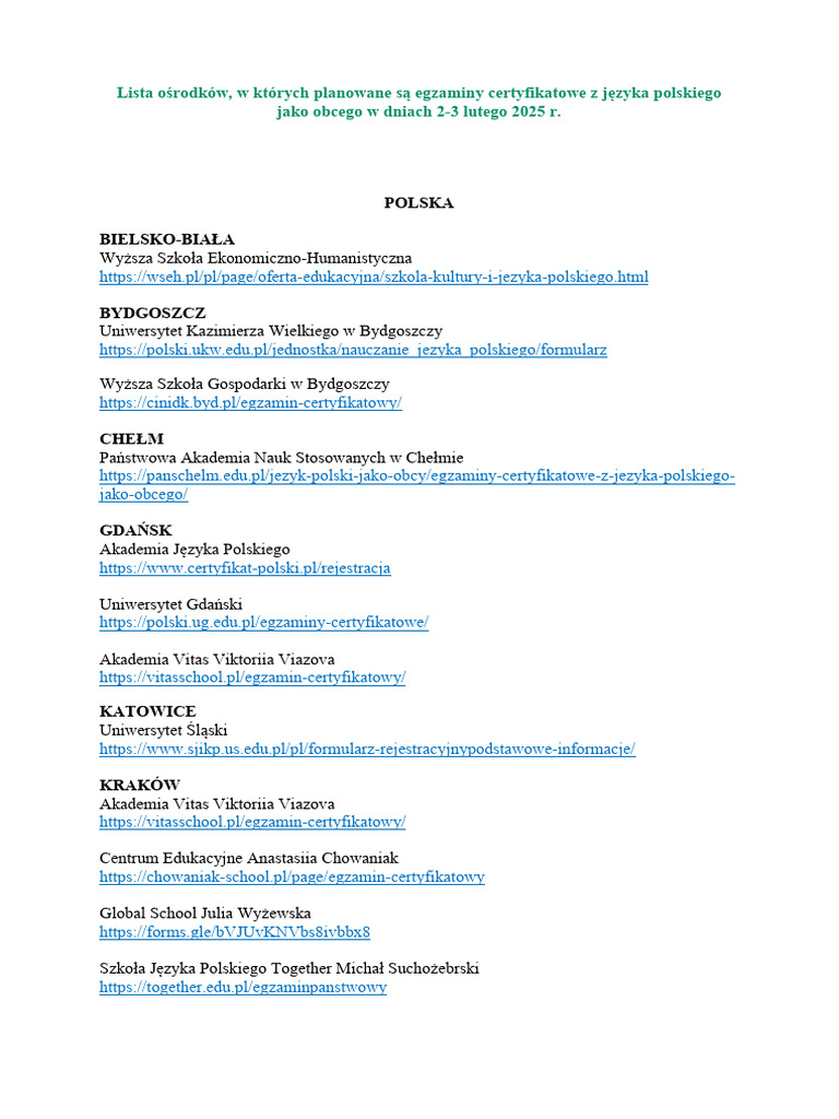 Polska Bielsko-Biała | PDF