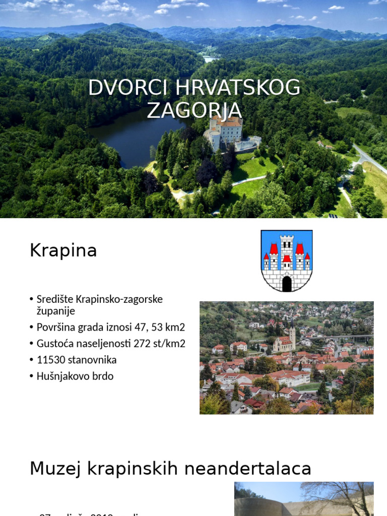 Dvorci HRV Zagorja | PDF