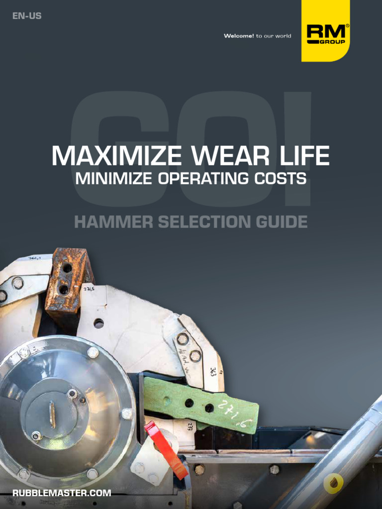 Hammer Selection Guide - RUBBLE MASTER | PDF | Concrete | Wear