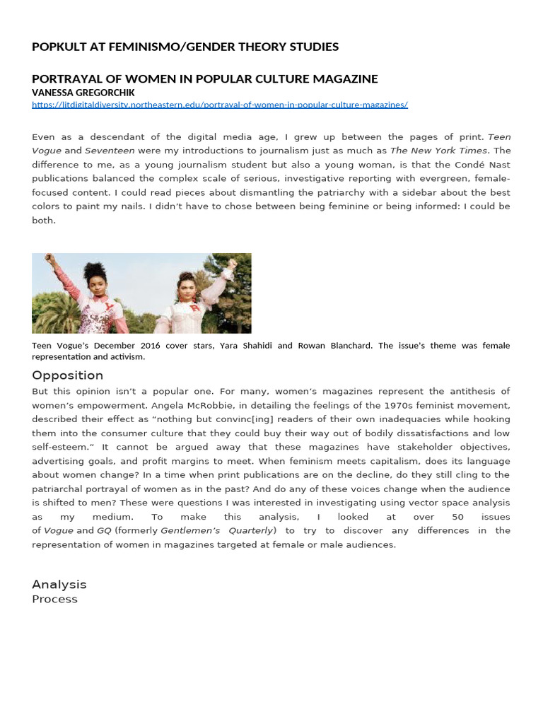 Popkult at Gender Studies | PDF | Gender | Gender Studies