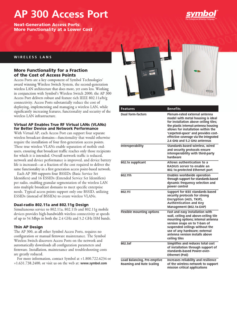 ap300 | PDF | Ieee 802.11 | Computer Network