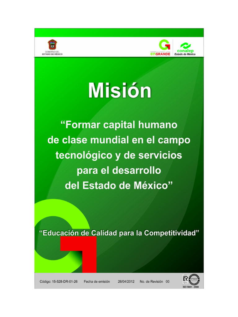 Mision, Vision Politica | PDF