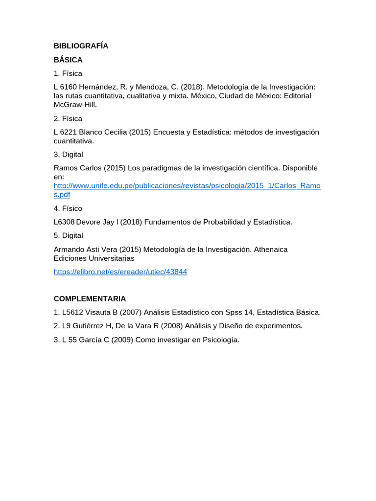 BIBLIOGRAFÍA | PDF