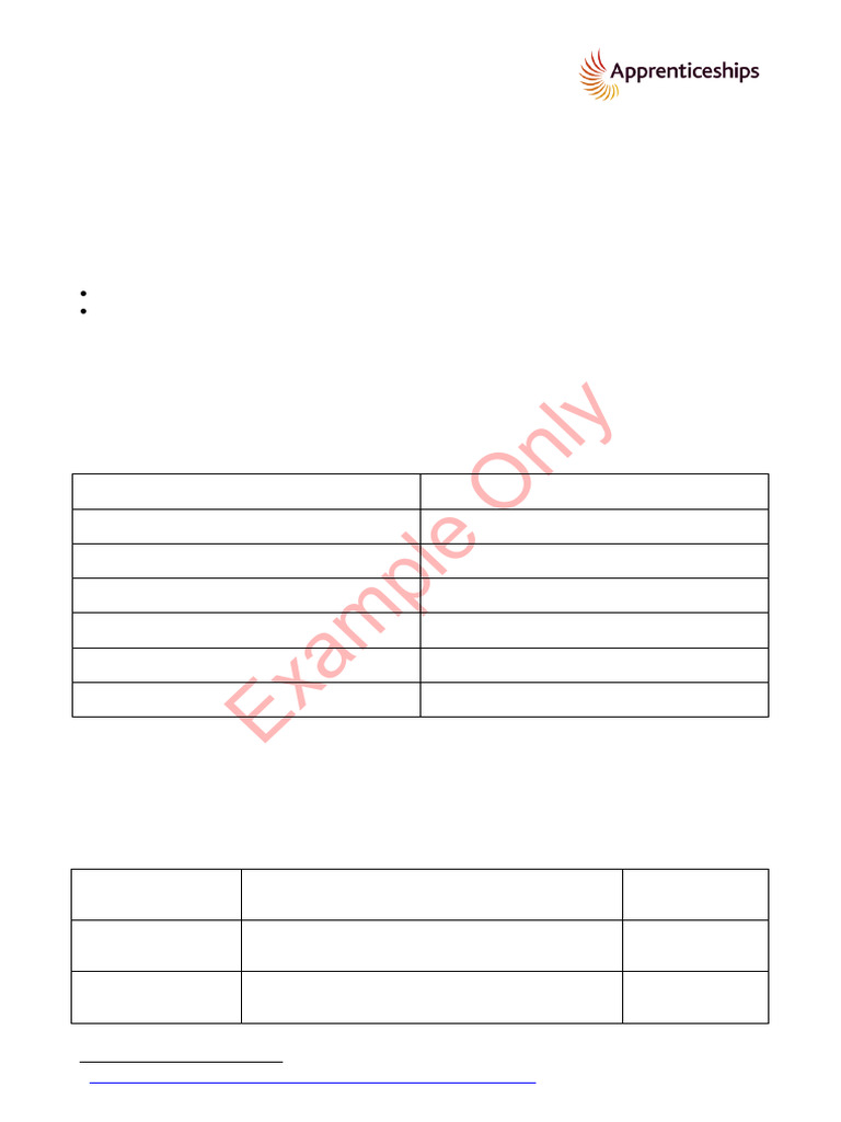 Example Apprenticeship Agreement | PDF