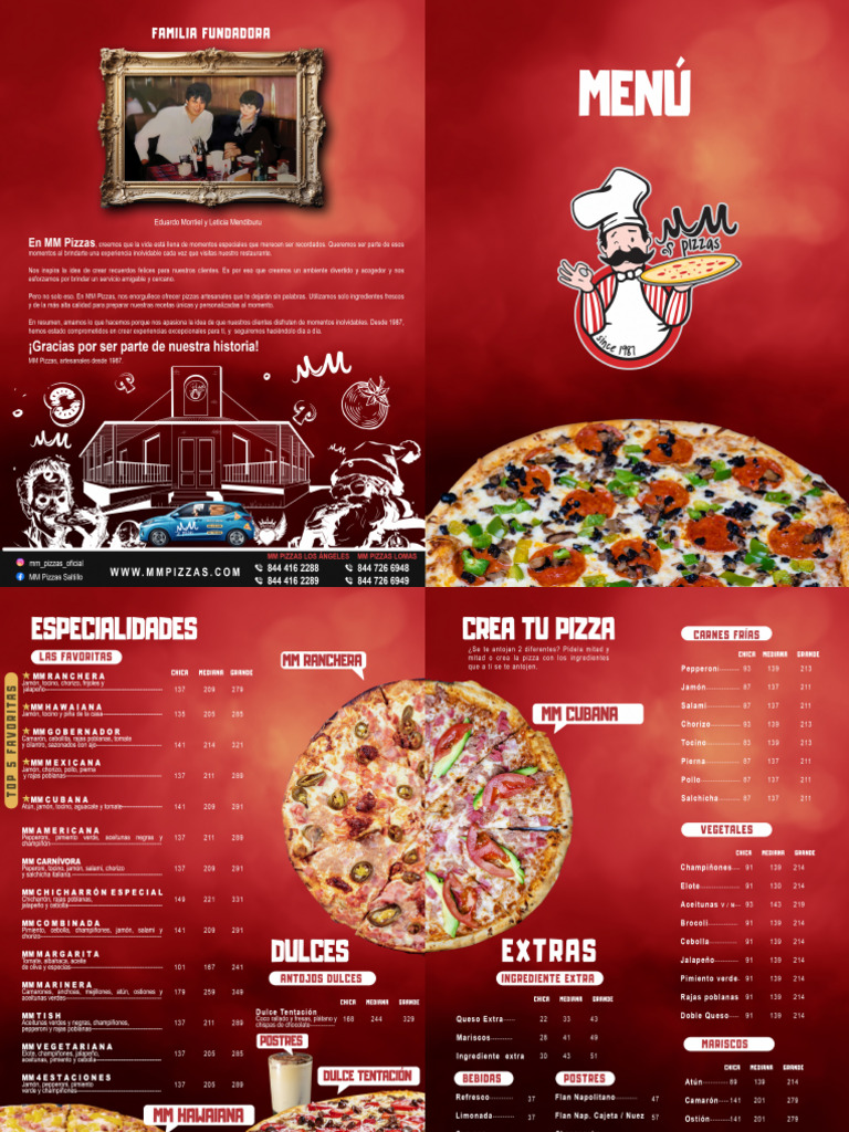 MENU MM PIZZAS 2024 - Compressed-2 | PDF