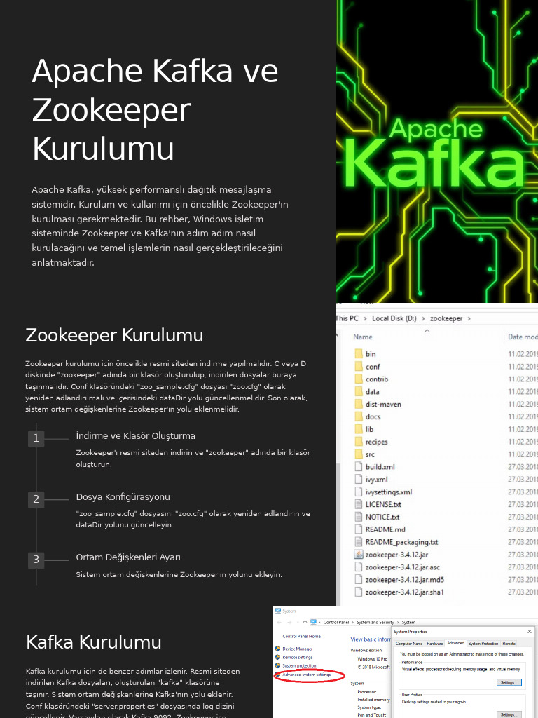 Apache Kafka Ve Zookeeper Kurulumu | PDF