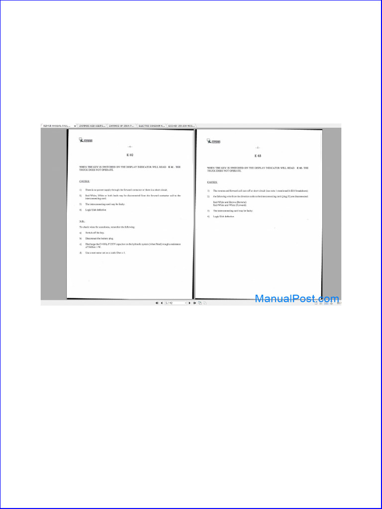 Cesab Eco KD 155 165 185 200 Forklift Service Manual | PDF