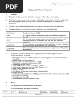 Safeguarding Thresholds Matrix Guide | PDF | Violence | Consent